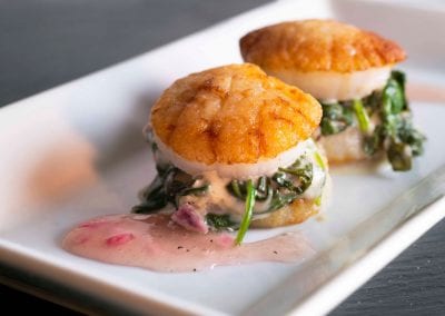 Rockefeller Scallops - Lund's Fish